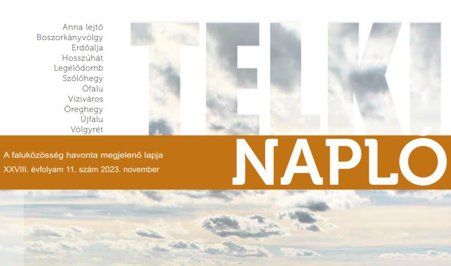 Interjú, hírek, programok - megjelent a friss Telki Napló